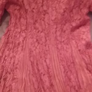 Together | Dresses | Vintage Full Length Crinkle Dress | Poshmark